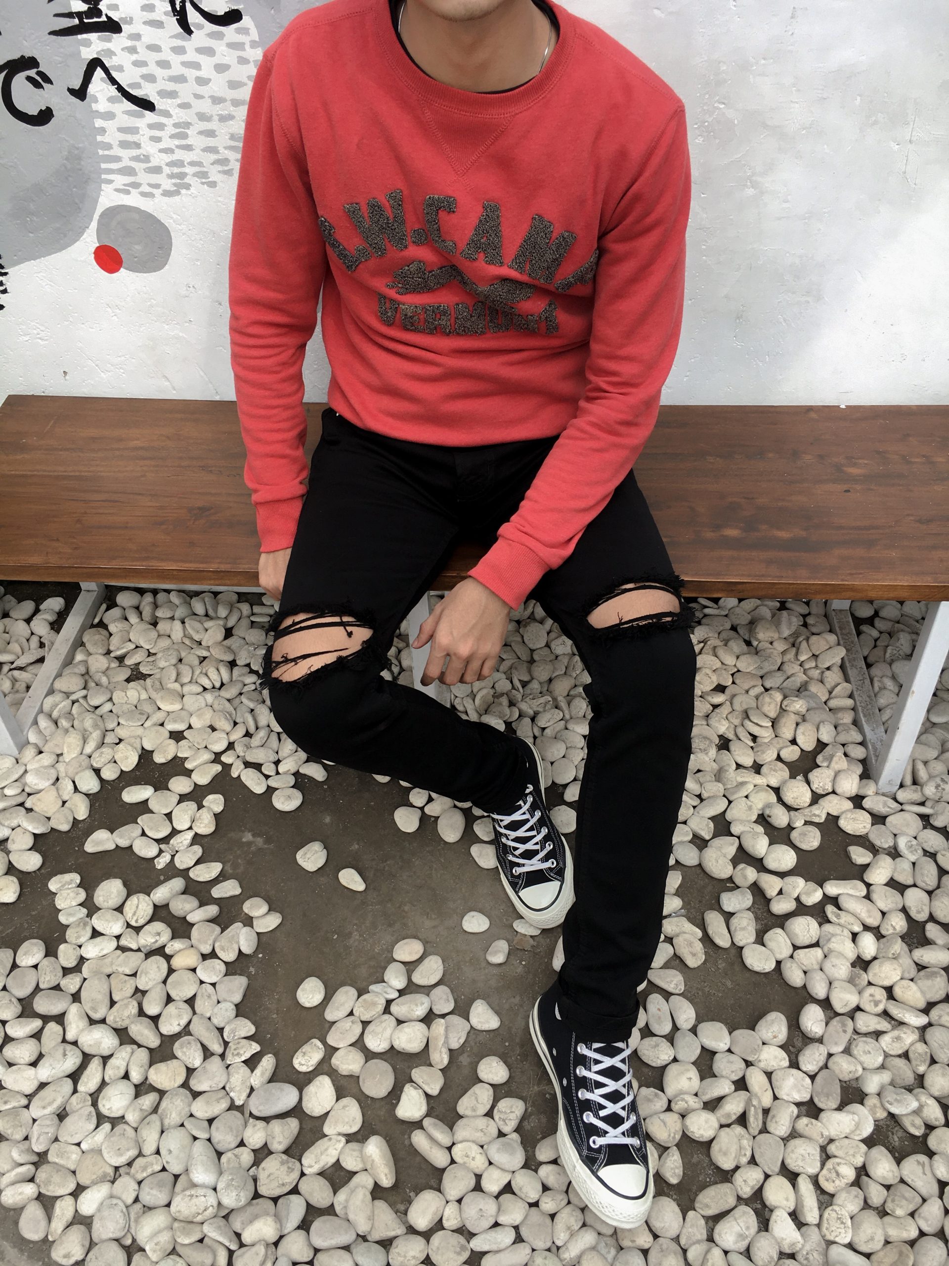 North Denim - Black Ripped - Northdenim